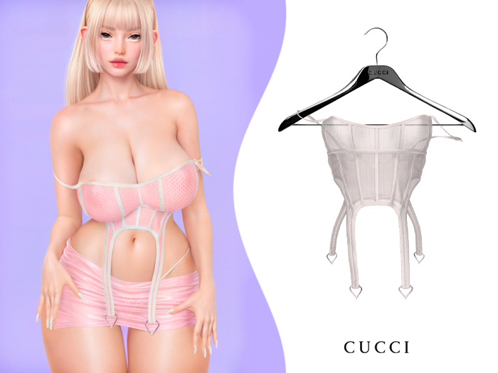 Second Life Marketplace - . cucci . Naughty Top WHITE (add me)